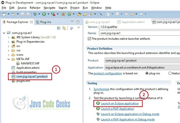 Eclipse Rich Client Platform Rcp Tutorial Examples Java Code Geeks 2023