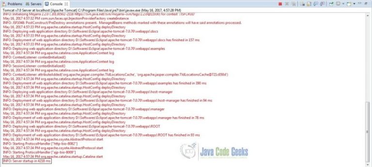 Jsf Crud Application Example Java Code Geeks 0933