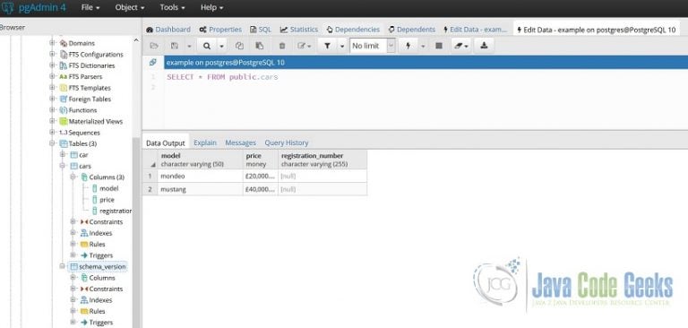 Spring Boot Flyway And Postgresql Examples Java Code Geeks 2025